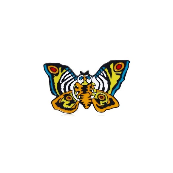 creatures bizarre | Jewelry | 52 Mothra Monster Butterfly Lapel Pin ...
